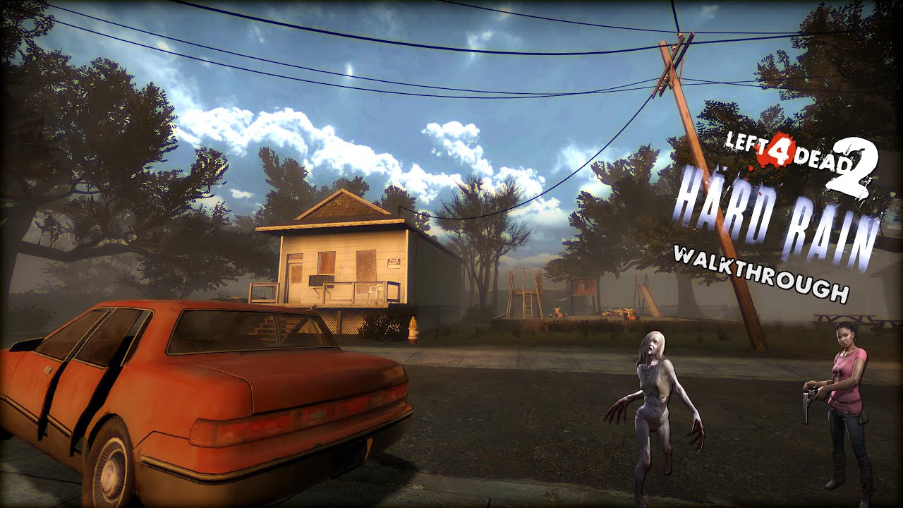Left 4 Dead 2 - Walkthrough Co-op #5 (Hard Rain) - YouTube