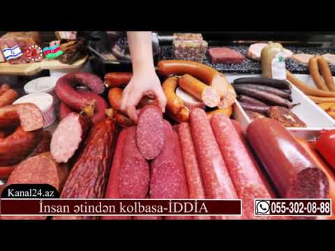Insan etinden kolbasa.