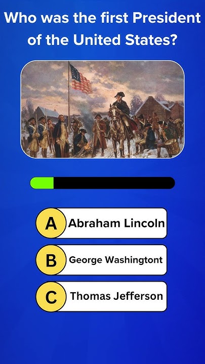 🇺🇸 Guess the First U.S. President! General Knowledge Quiz | IQ RANA # ...