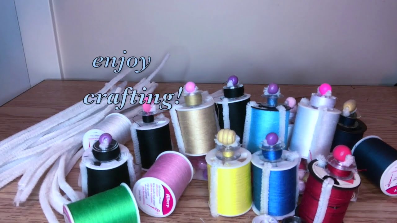 Diy Bobbin Holder - YouTube