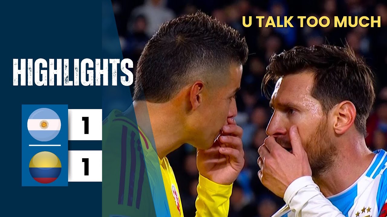 Lionel Messi Vs James Rodriguez | Argentina Vs Colombia World Cup ...