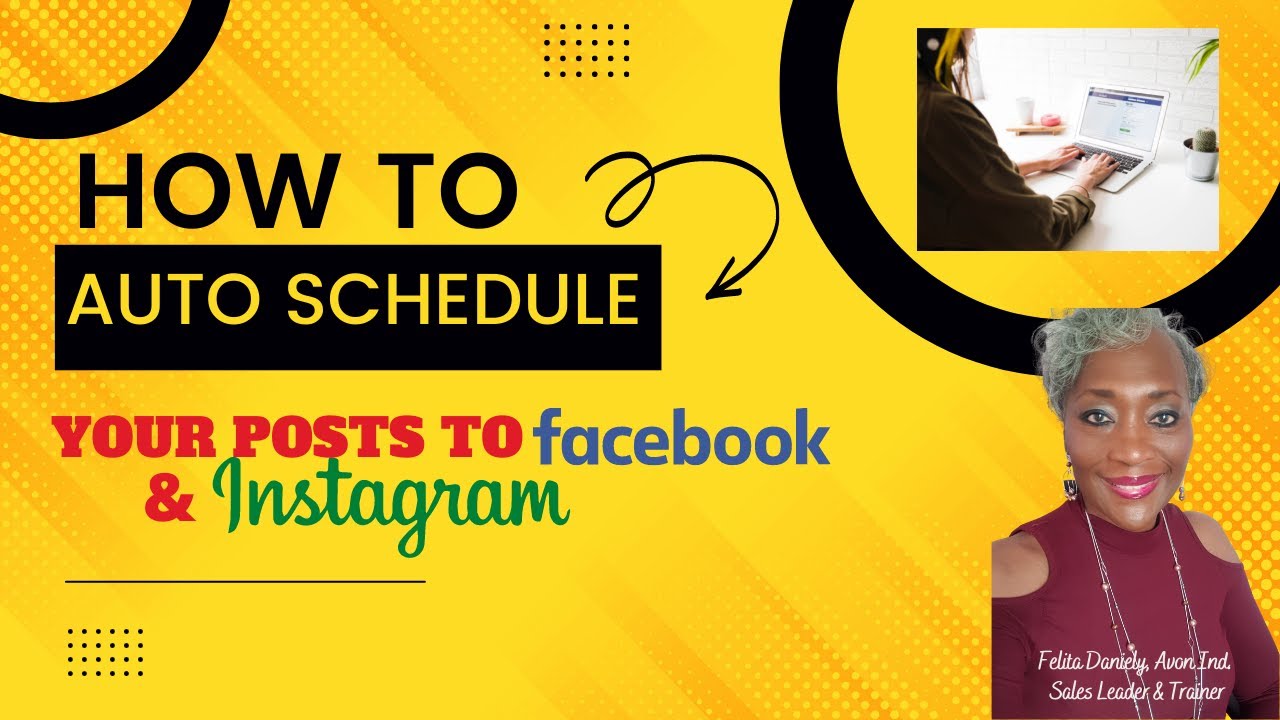 How to Auto Schedule Posts to Facebook & Instagram - YouTube