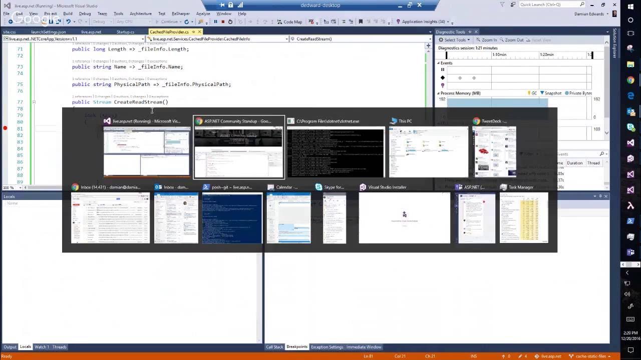 Adding static file caching to live.asp.net - YouTube