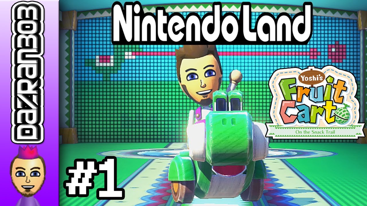 NINTENDO LAND Yoshi's Fruit Cart Solo - WiiU Gameplay Commentary - YouTube