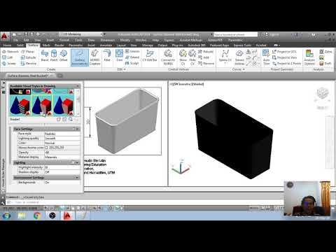 Stainless Bucket using AutoCAD - YouTube