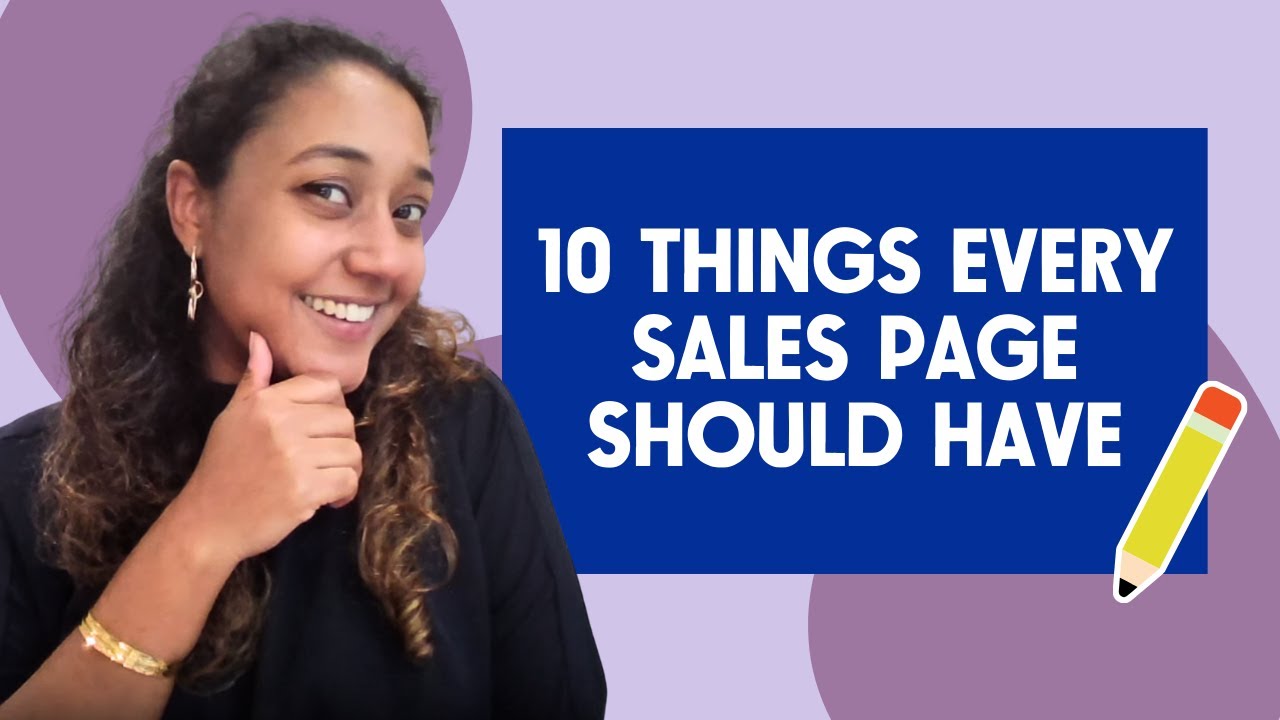 10 Things EVERY Sales Page Should Have in 2025 - YouTube