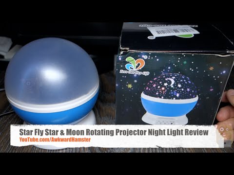 Star Fly Star & Moon Rotating Projector Night Light Review