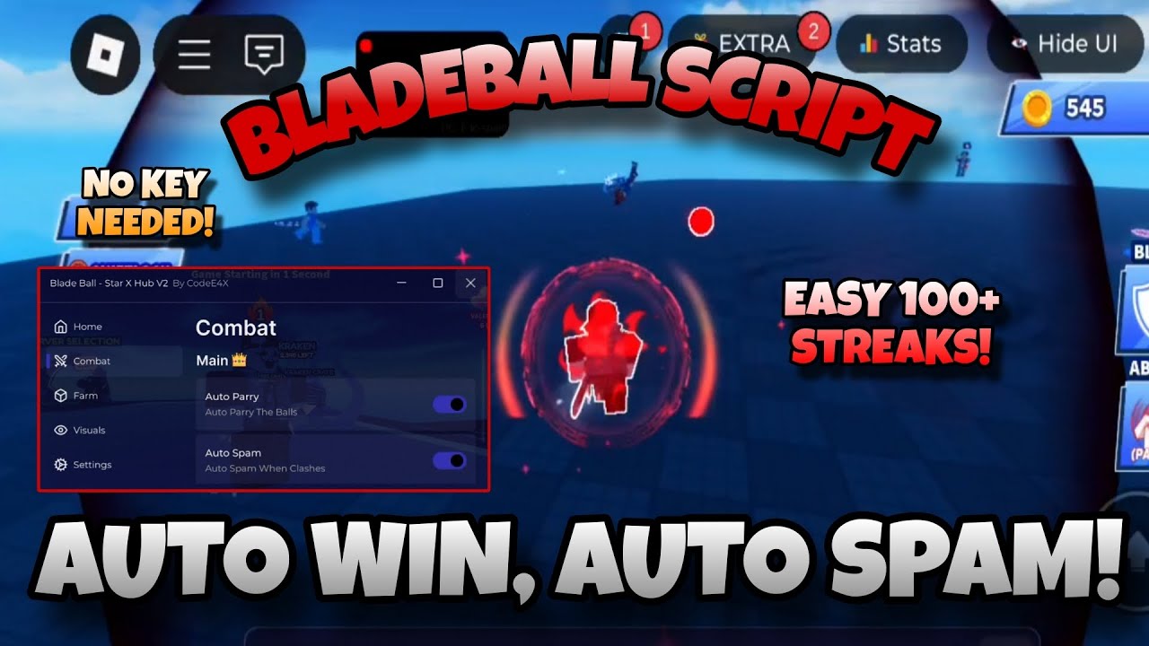 [new] Blade Ball Script No Key Needed Fastest Auto Spam Auto Win