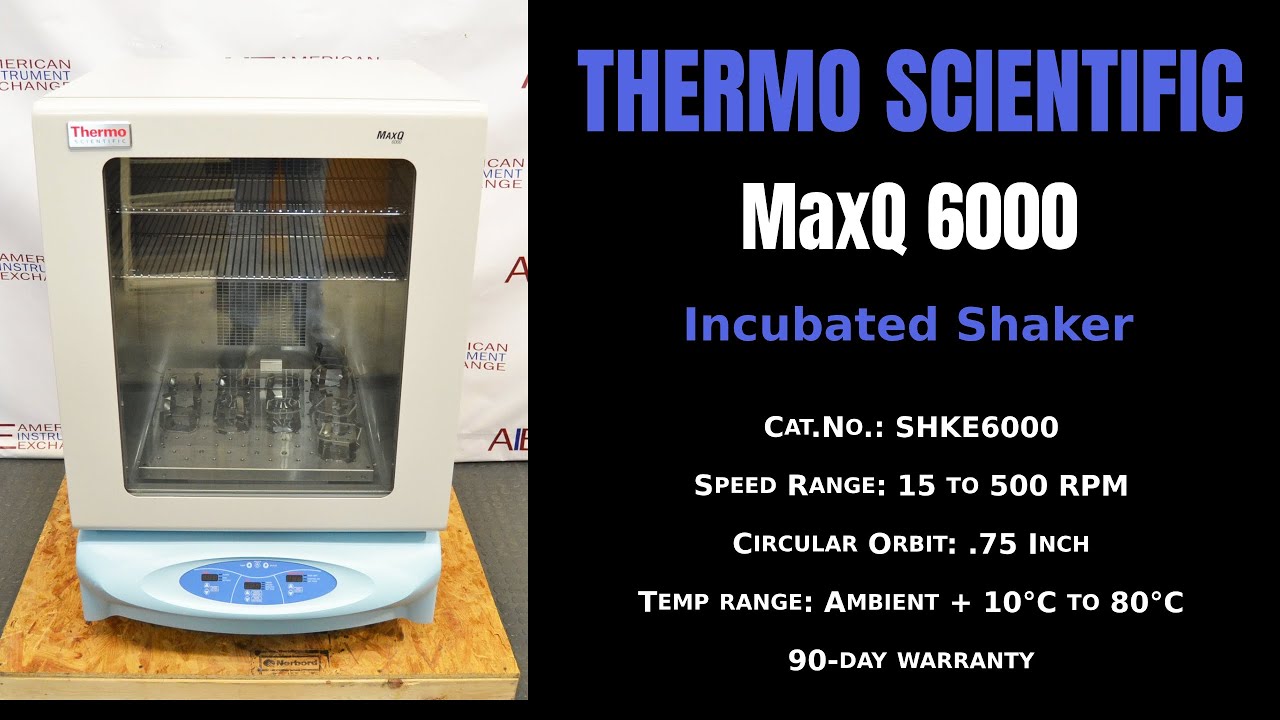 Thermo MaxQ 6000 Incubated Stackable Shaker (Item - 4825V SHAKER) - YouTube