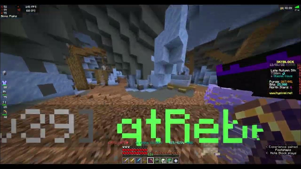 CHEAP and EFFICIENT Glacial Mining Setup! (Hypixel Skyblock) - YouTube