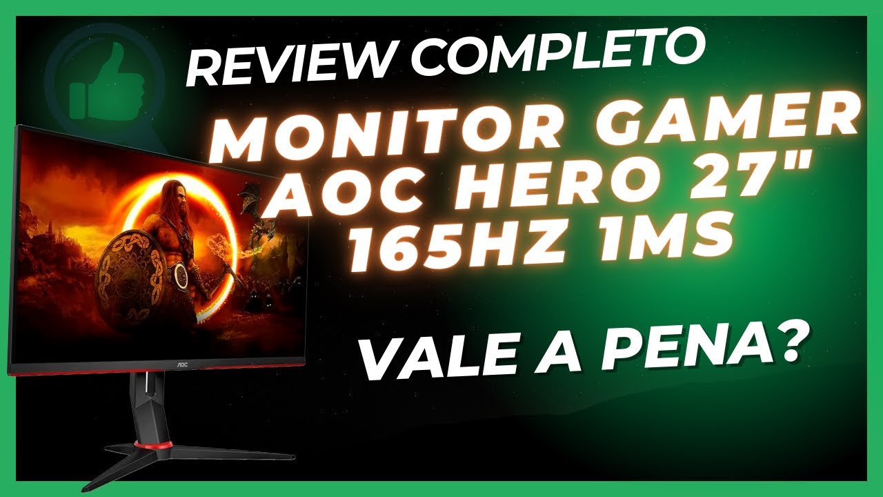 Monitor AOC Hero 27": O Transformer dos Gamers Chegou! - YouTube