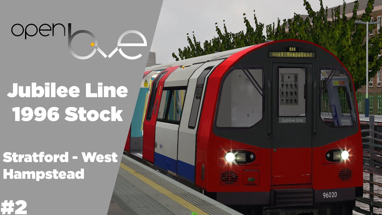 OpenBVE #2 - Jubilee Line (1996 Stock): Stratford - West Hampstead ...
