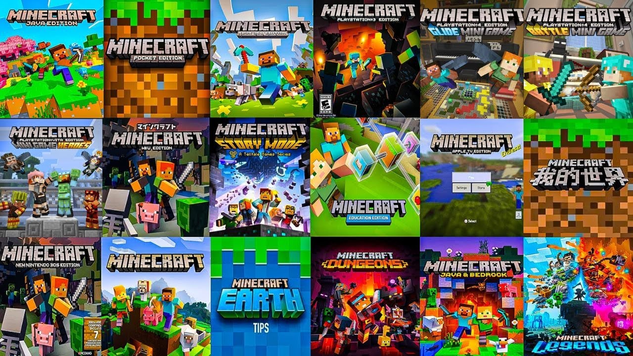 The Evolution of MINECRAFT Games (2011-2023) - YouTube
