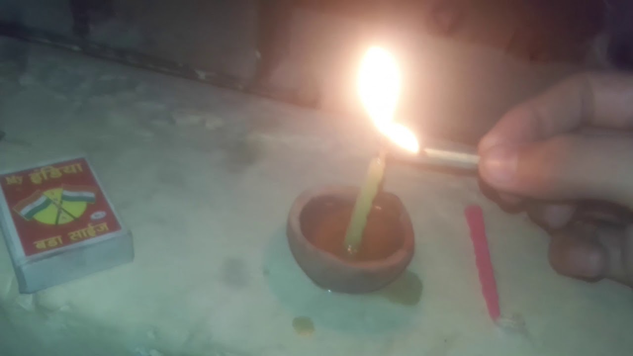 How to make a diya who burn long time - YouTube