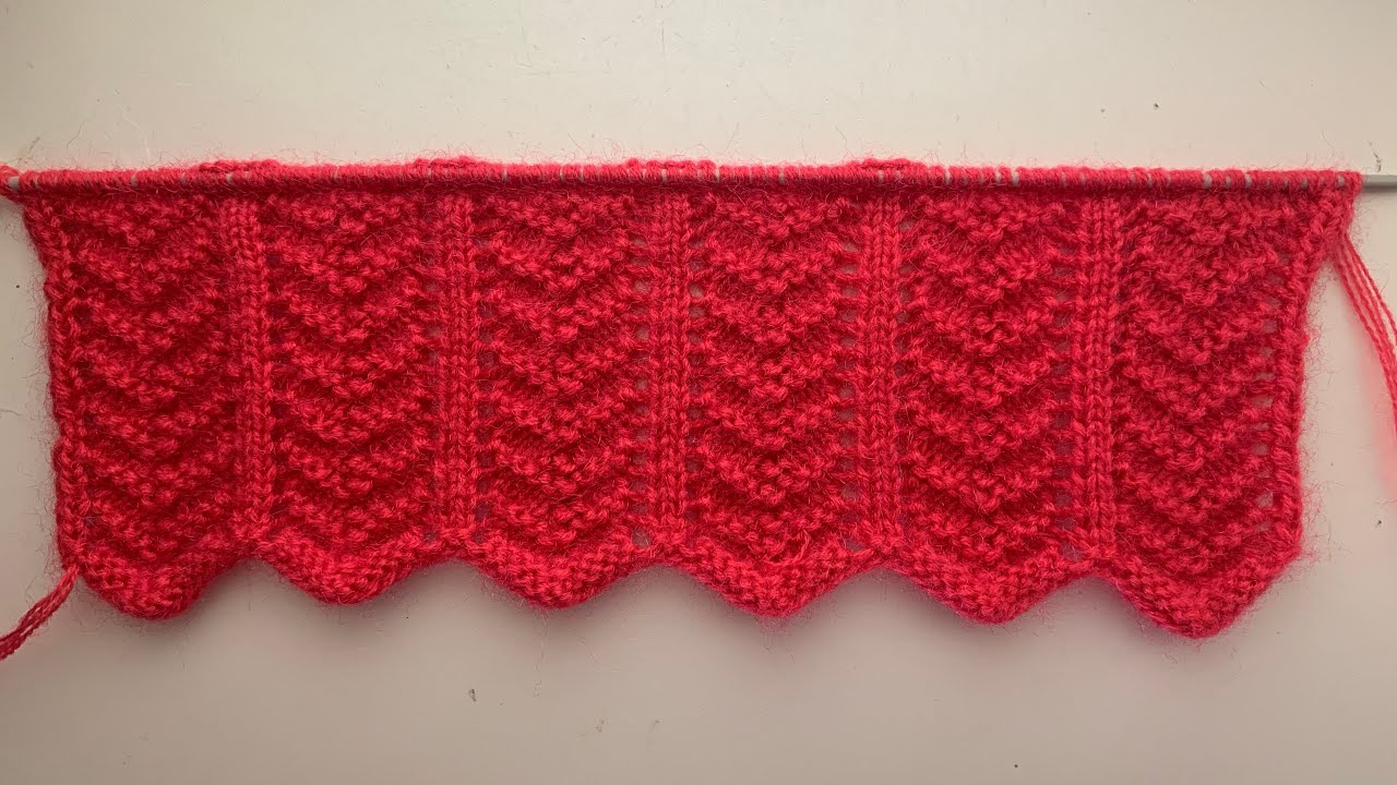 Very Easy 4 Rows Repeat Pattern - YouTube
