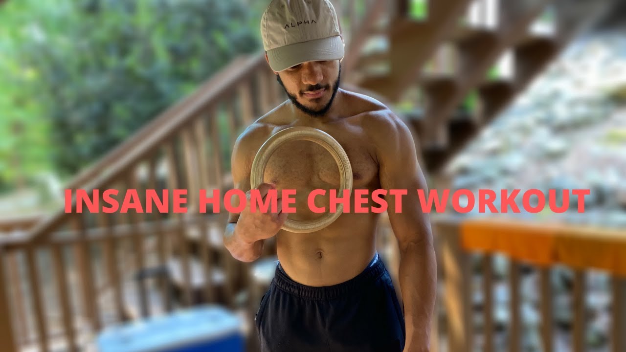 Insane Home Chest Workout - YouTube