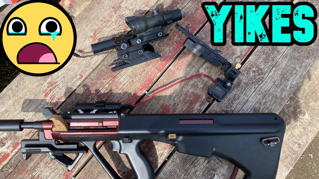 I Fell and SMASHED My Airsoft Gun! FAIL! - YouTube