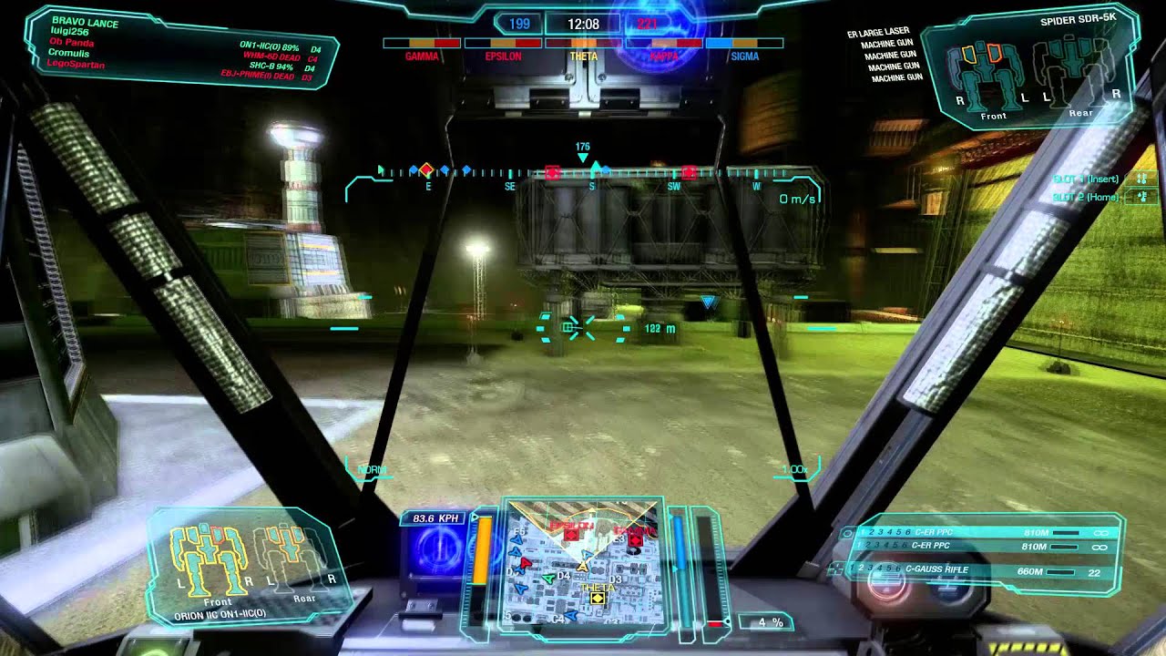 Mechwarrior Online MWO Orion IIC 900 damage and 4 kills. Guass + 2 ...