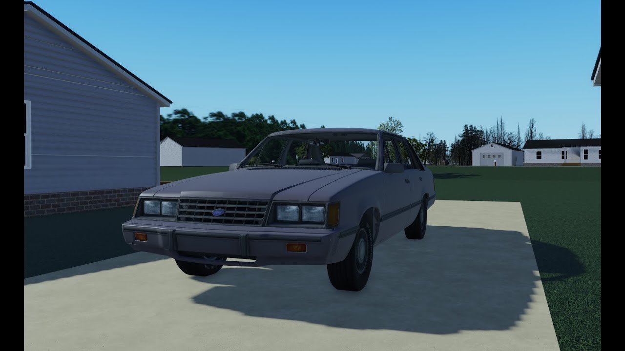 POV in a Ford Ltd V8 in | Central Kansas Roleplay - YouTube