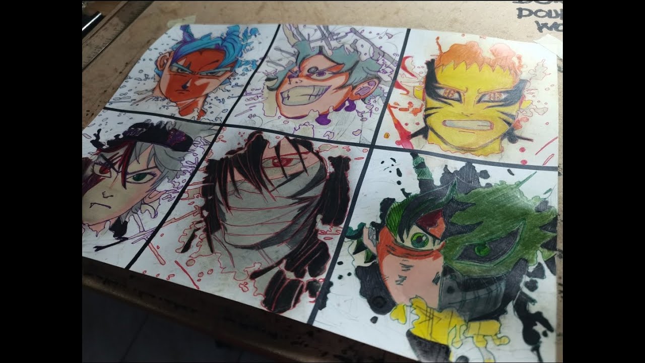 Drawing Anime Protagonist at MAX. Level FORM | Kirito Art - YouTube