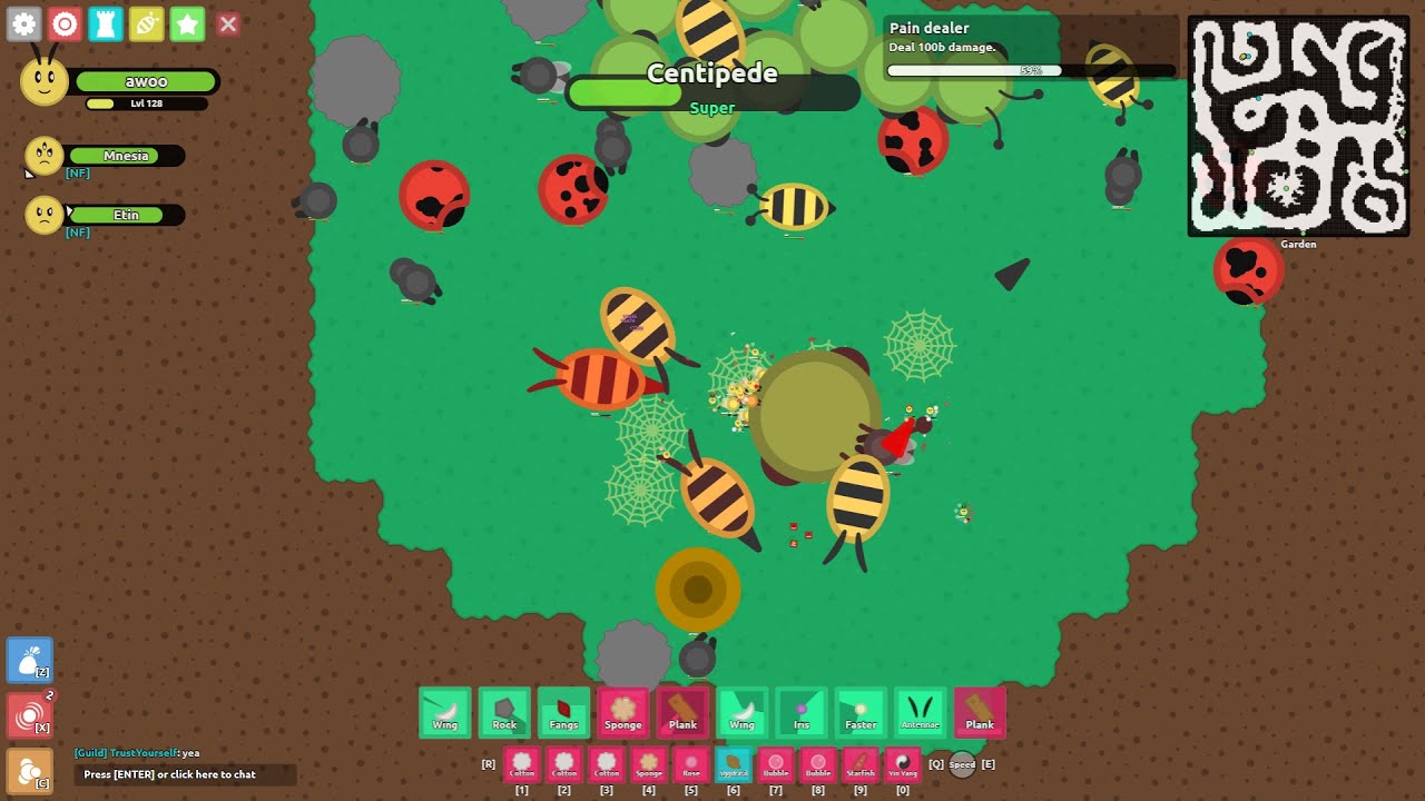 Greeding a Super Centipede at the end of Spiral. Florr.io - YouTube