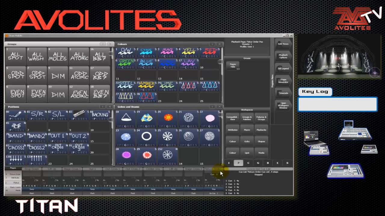 Avolite Titan Video Tutorial Release Time - YouTube