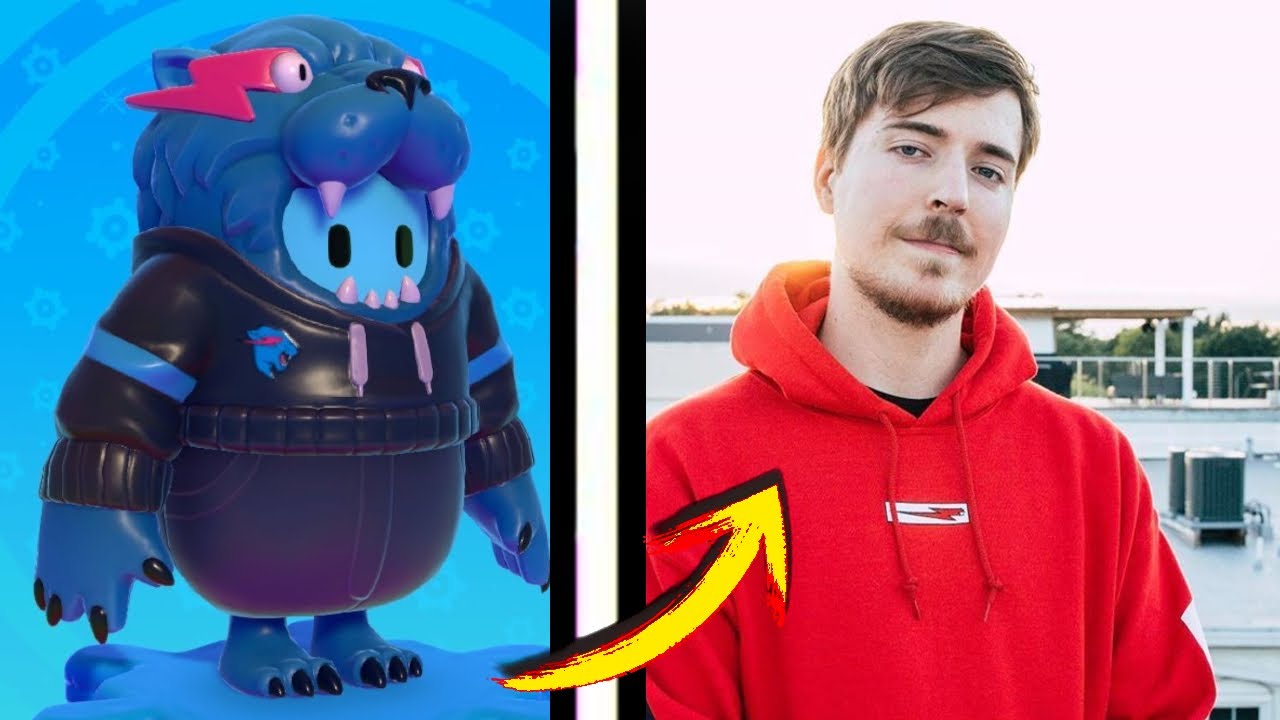 *SKIN DE Mr.BEAST* EN LA TIENDA de FALL GUYS - YouTube