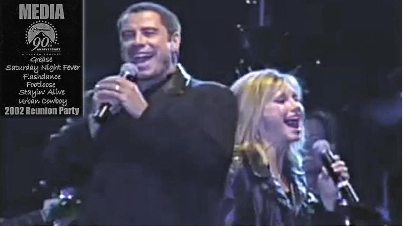 Travolta/Olivia, Grease cast reunion concert 2002 - YouTube