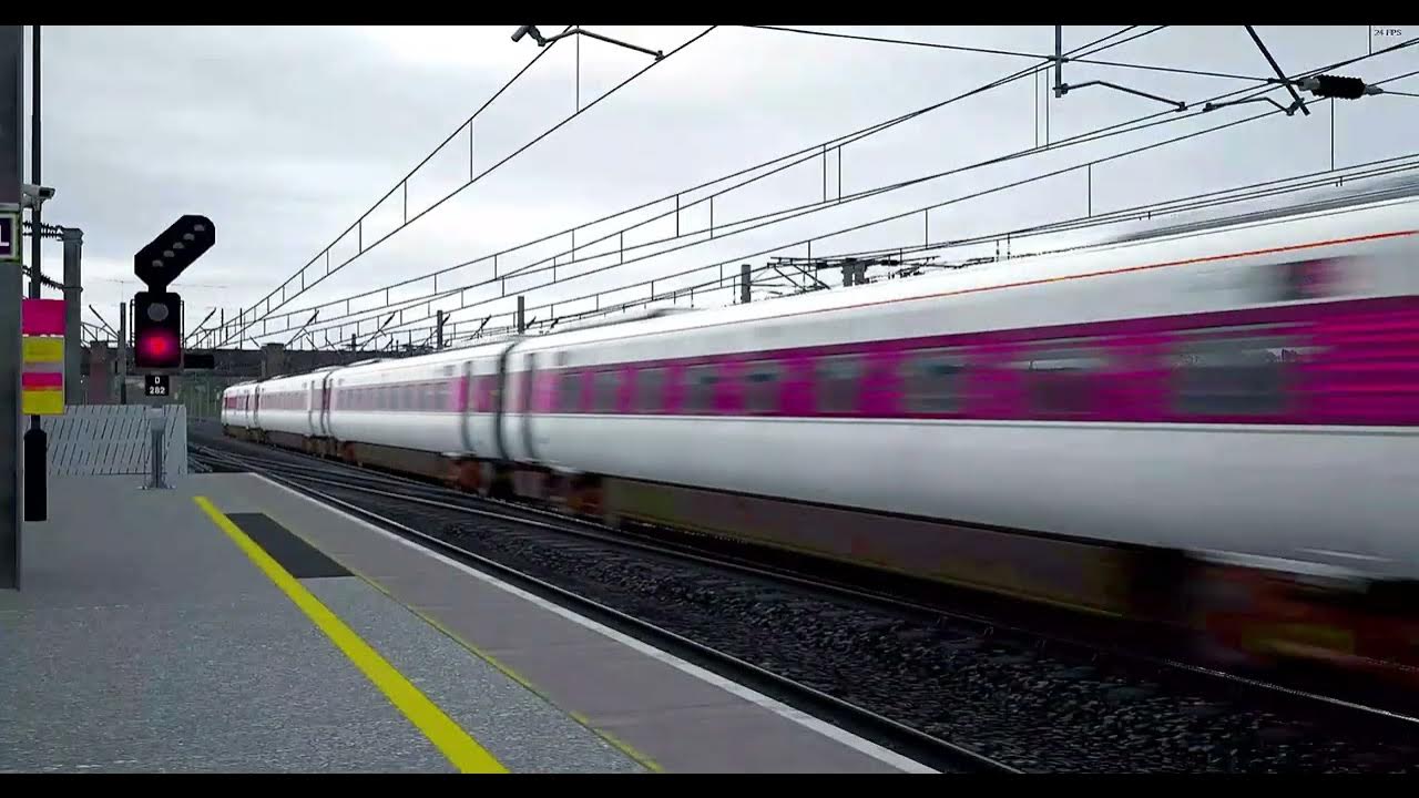 LNER Azuma 800109 passes Doncaster - YouTube