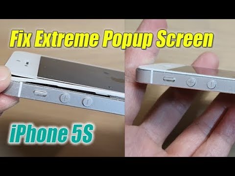How to Fix Extreme Popup Screen on iPhone 5S - YouTube