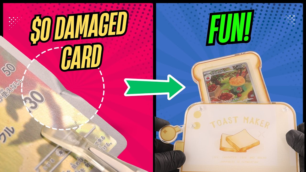 How to RESTORE a Pokemon Card and Have FUN with it? - YouTube