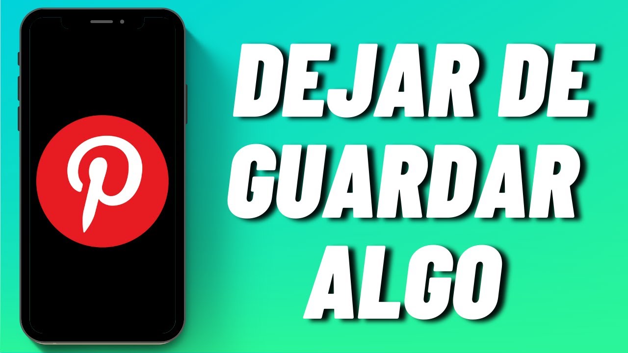Cómo dejar de guardar algo en Pinterest - YouTube