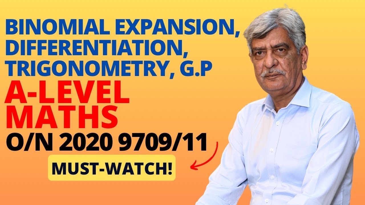 A-Level Maths - 9709/11 O/N 2020 Q#5-8 Solution | Ultimate Guide (Part ...