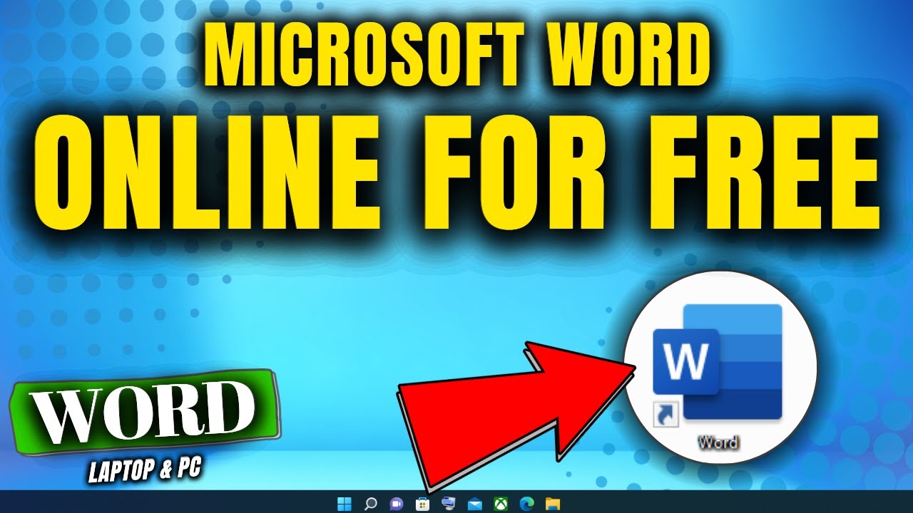 How to Use Microsoft Word Online for Free - YouTube