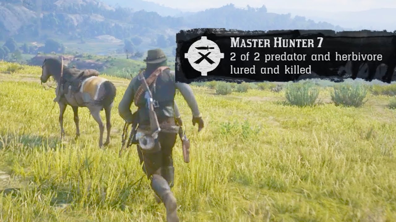 RDR2: Master Hunter 7 Challenge EASY Guide - YouTube