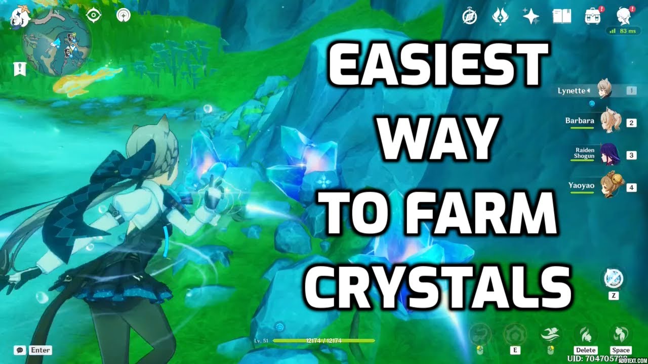 Easiest way to farm crystals in Fontaine | Genshin Impact - YouTube