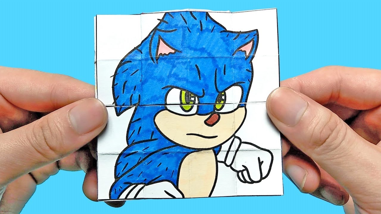 Sonic the Hedgehog 3 Sonic Shadow Knuckles Tails Endless Card - YouTube
