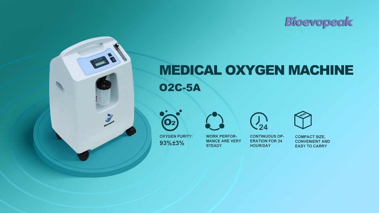 How to use the Bioevopeak Oxygen Concentrator, O2C-5A? - YouTube
