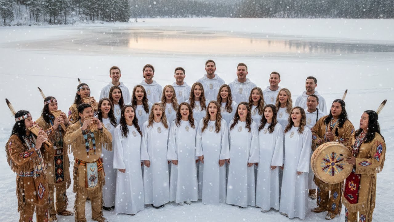 Choirs of Winter Rhythm & Native Music—Christmas Drums & Native Flutes ...
