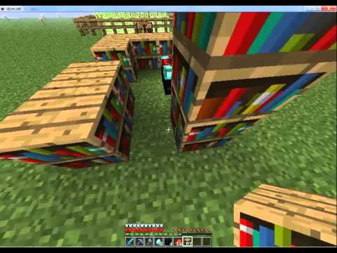 Minecraft - How to make book, bookshelf and Enchantment Table - YouTube