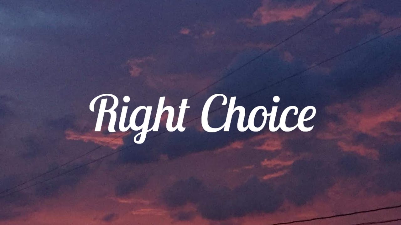 Right Choice - Joshua Mari ft. Chrome One (Lyric Video) - YouTube