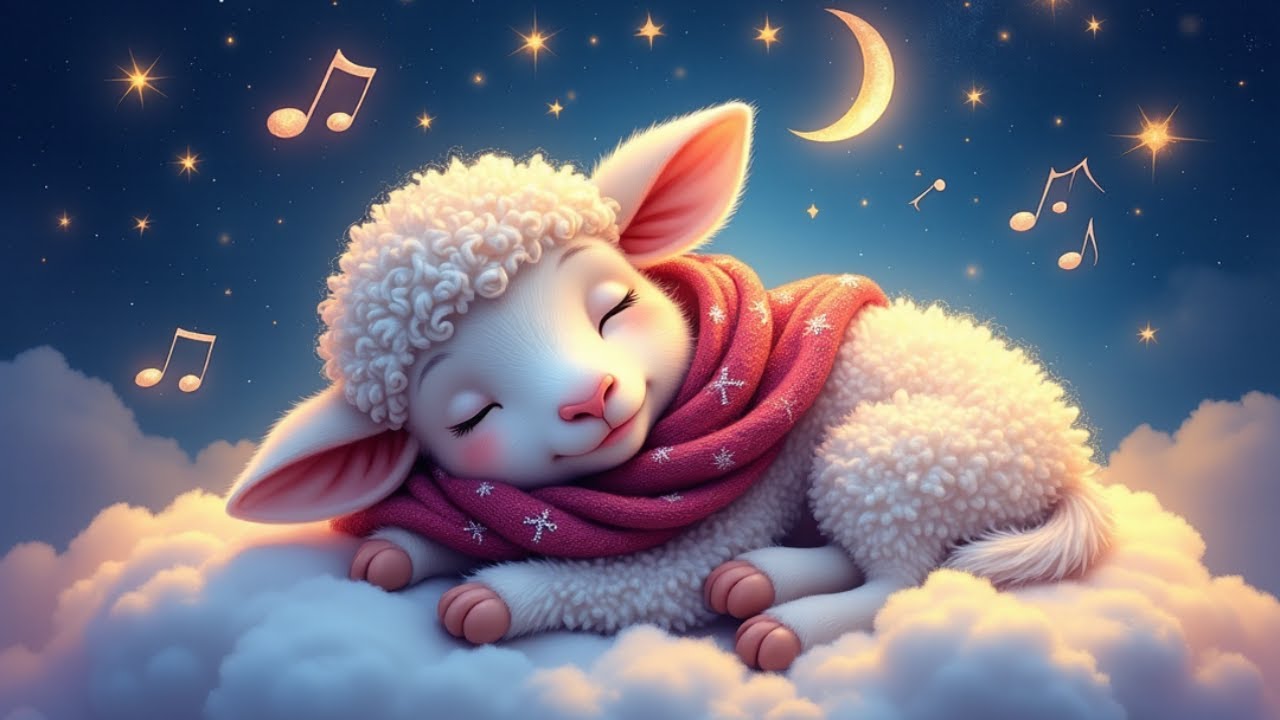 Starlight Lullabies 🌙 Cozy Lamb Dreams | Soothing Sleep Music for Kids ...