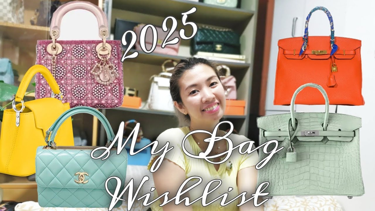 My Bag Wishlist | 2025 Update | Rare Bags I always wanted. - YouTube