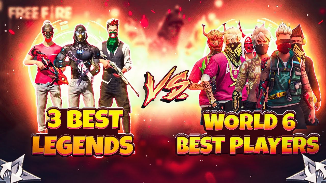 3 Legend Player VS World 6 Legend Best Player In Custom !! 3 vs 6 Free ...
