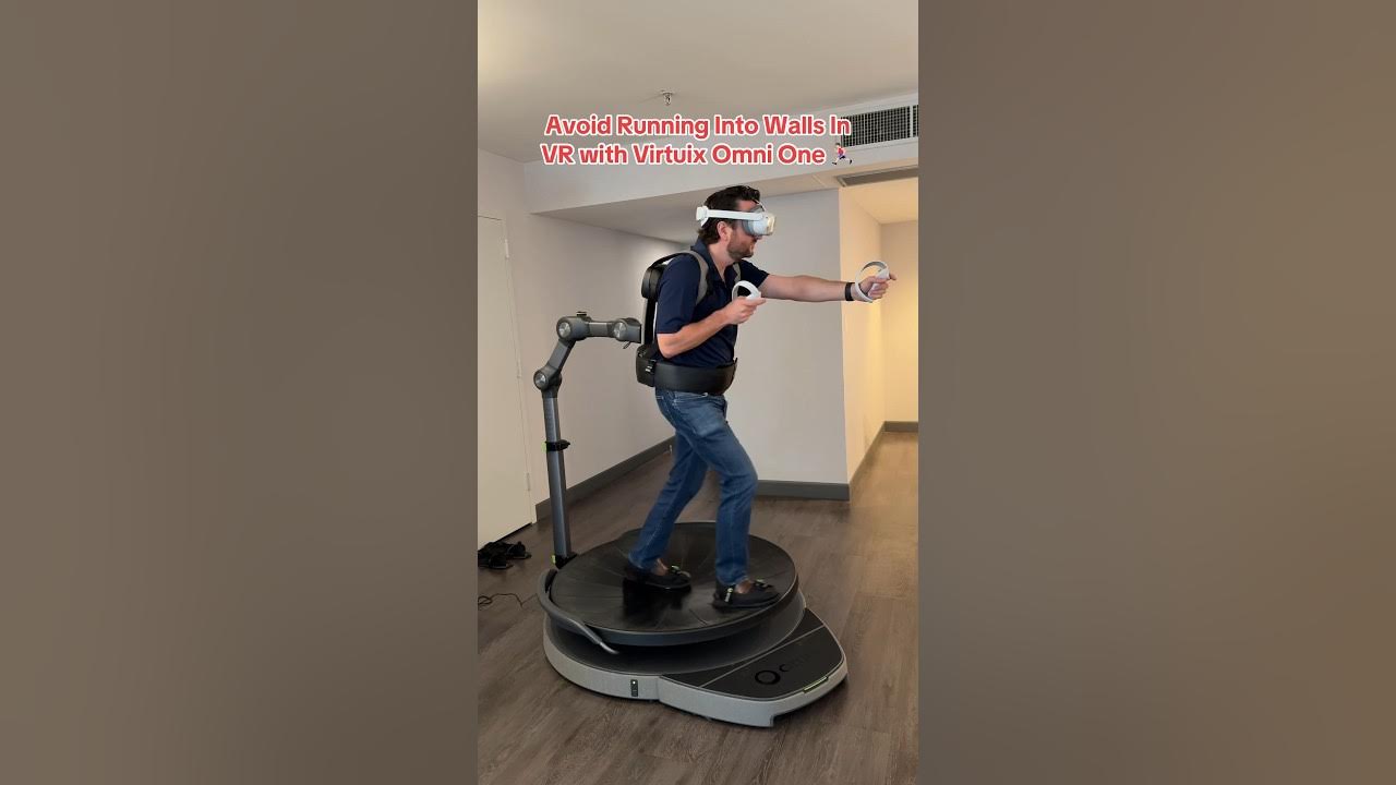 First Look at the Virtuix Omni One VR Treadmill - YouTube
