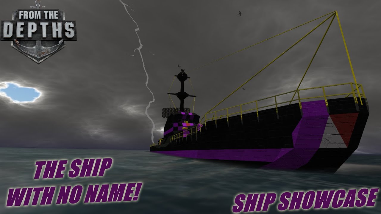 UN-NAMED WARSHIP!! Campaign ship || From the depths Ship Showcase - YouTube