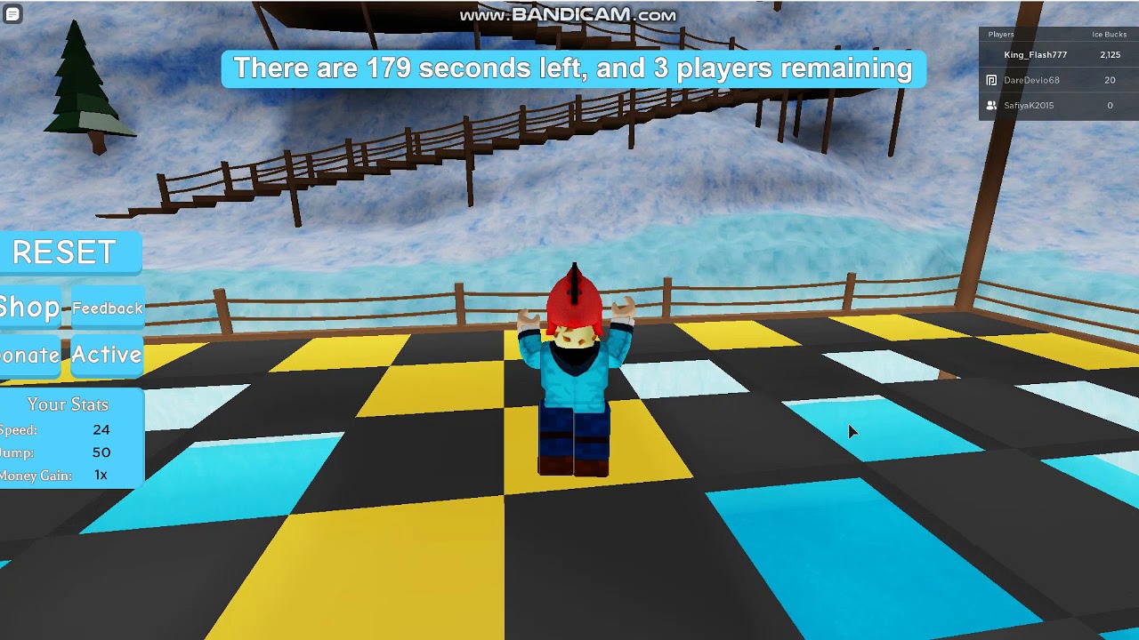Playing Spleef in Roblox! - YouTube