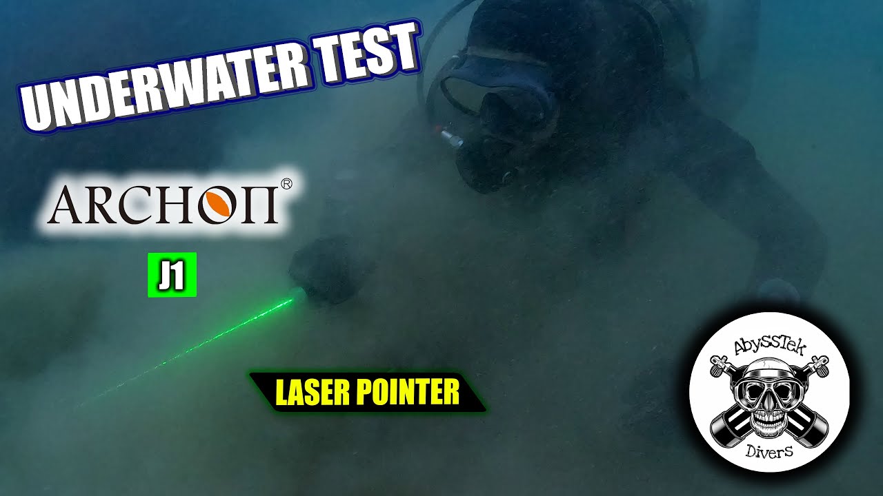 ARCHON J1 LASER POINTER UNDERWATER TEST - YouTube