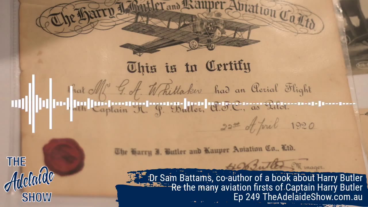 The #Adelaide Show Podcast 249: Captain Harry Butler and facing ...