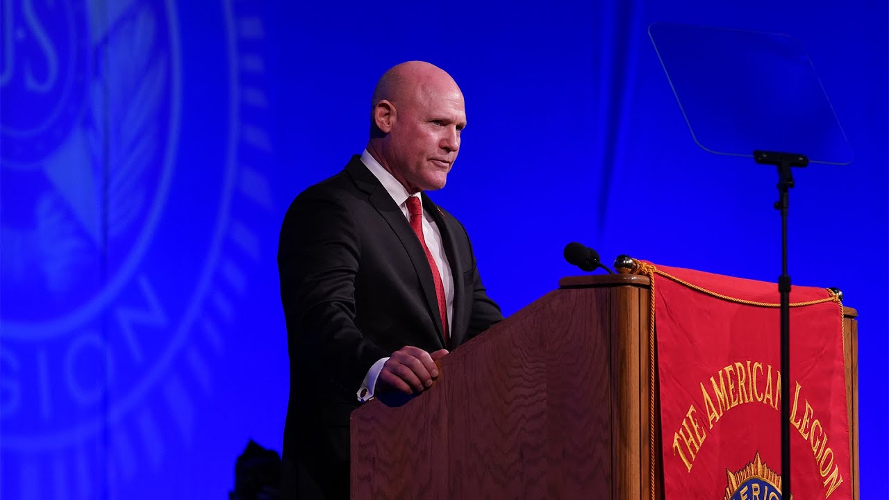 Sgt. Maj. Barrett speaks at 2021 American Legion National Convention ...